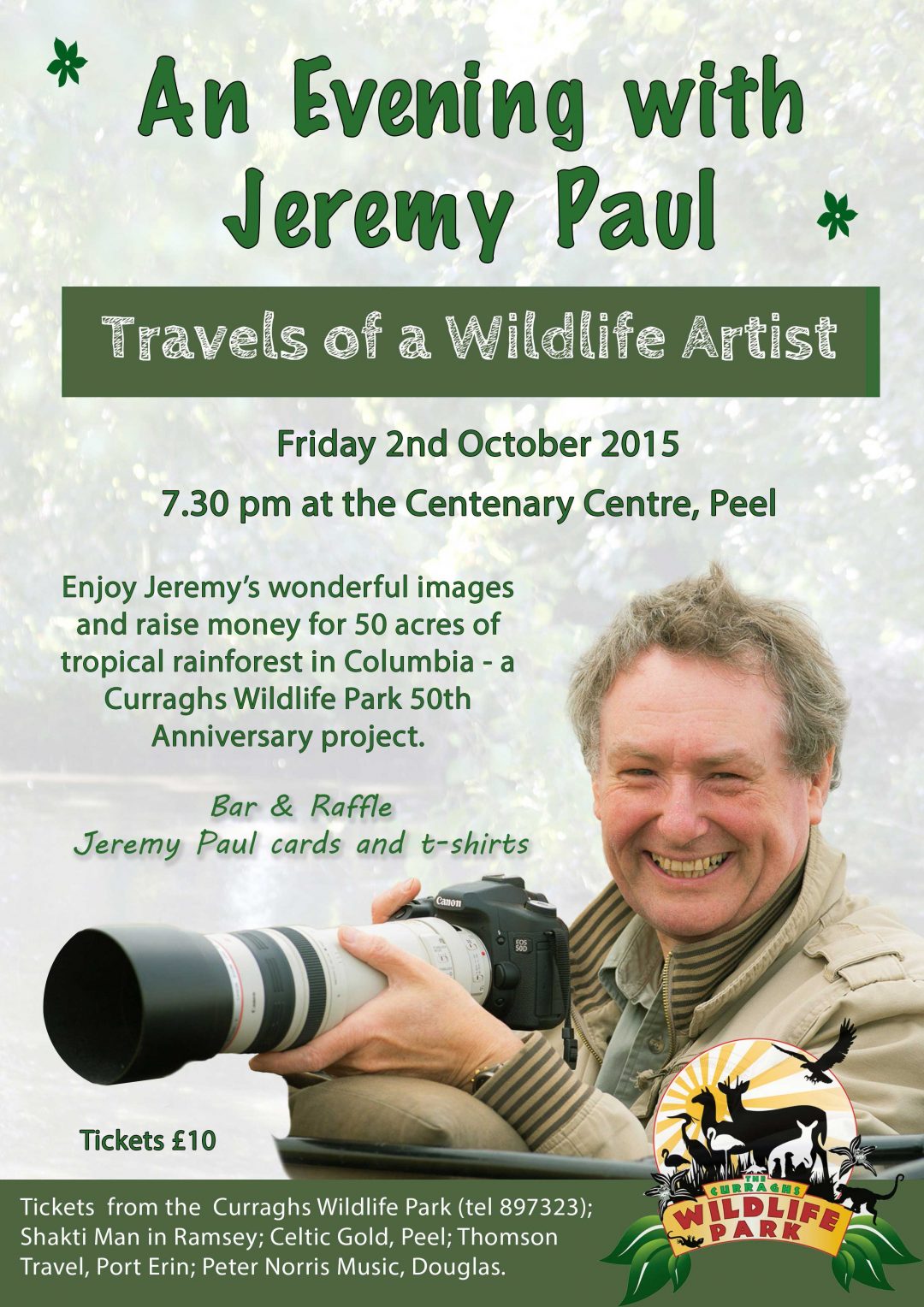 Buying some rainforest! - Jeremy Paul Wildlife Artist